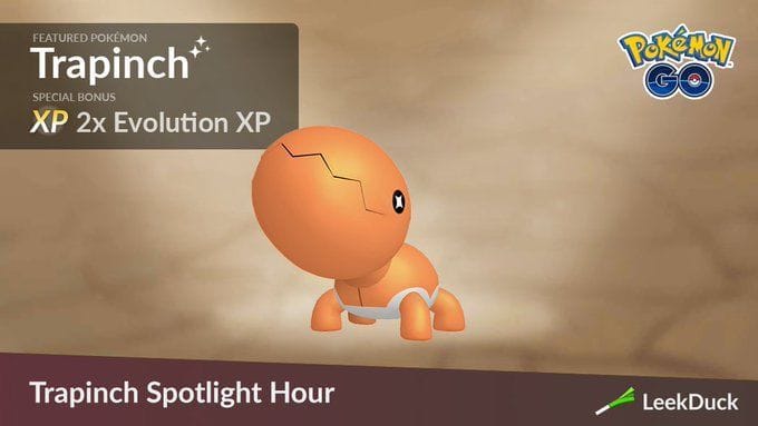 Pokemon GO April 17-23 (2023): Sustainability Week, Trapinch Spotlight ...