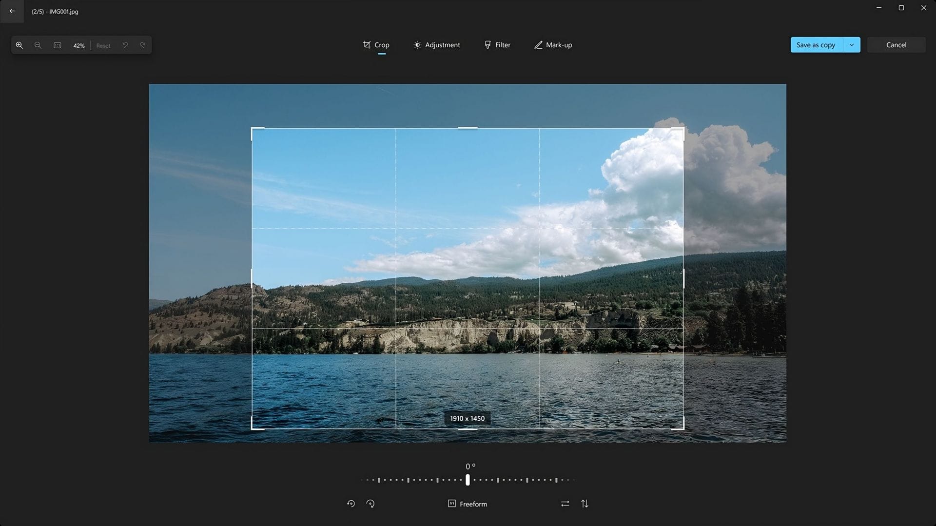 How to edit photos in the Windows 10 Photos app