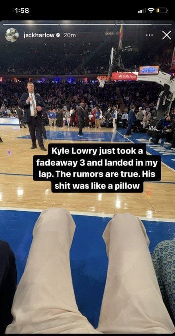 "Always on some weird s**t lmao" - Hilarious Jack Harlow and Kyle Lowry ...