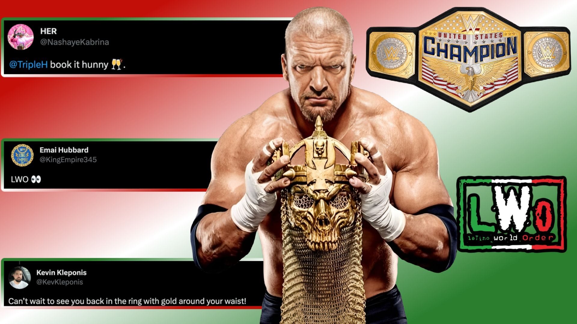 "Triple H book it hunny," "LWO" - Twitter erupts after former WWE ...