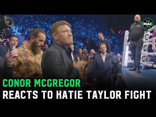 Conor McGregor- Katie Taylor: Conor McGregor recovers from initial ...