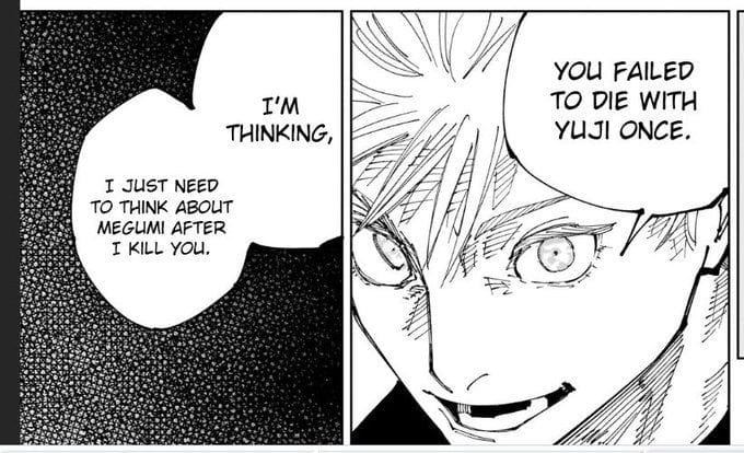 Jujutsu Kaisen chapter 224 makes it seem that Gojo has no plans to save ...