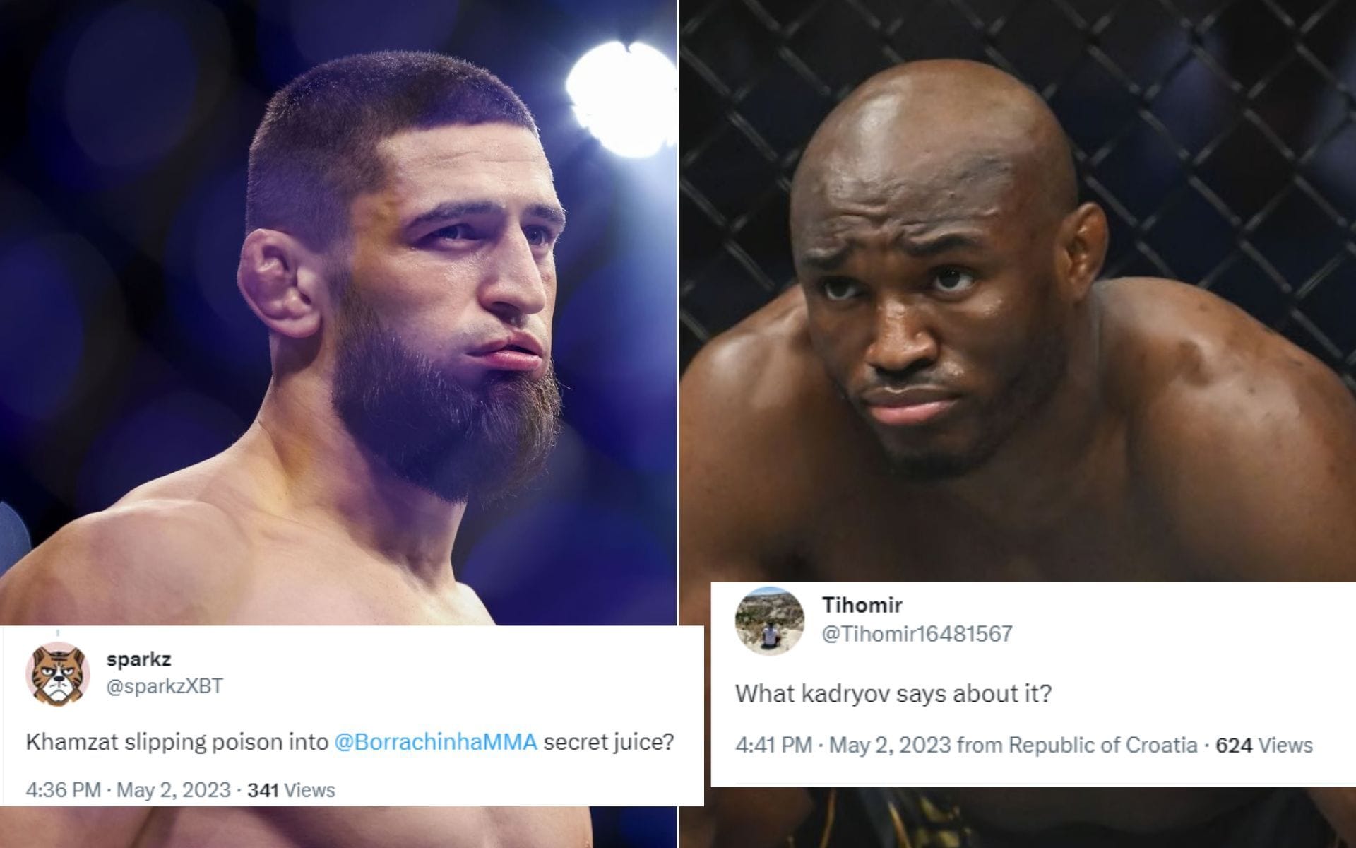 Kamaru Usman: Fans shocked by Khamzat Chimaev’s potential death threat ...