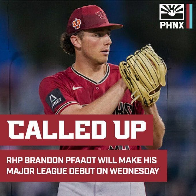 Who is Brandon Pfaadt? Top Diamondbacks pitching prospect set for MLB debut
