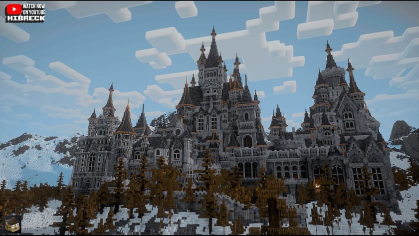 Minecraft player builds Dimitrescu castle from Resident Evil Village