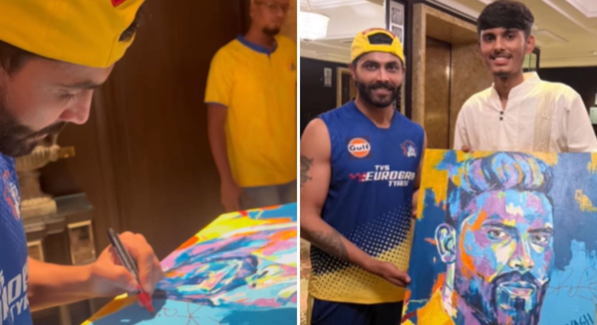 [Watch] CSK’s Ravindra Jadeja makes fan’s dream come true by giving an ...