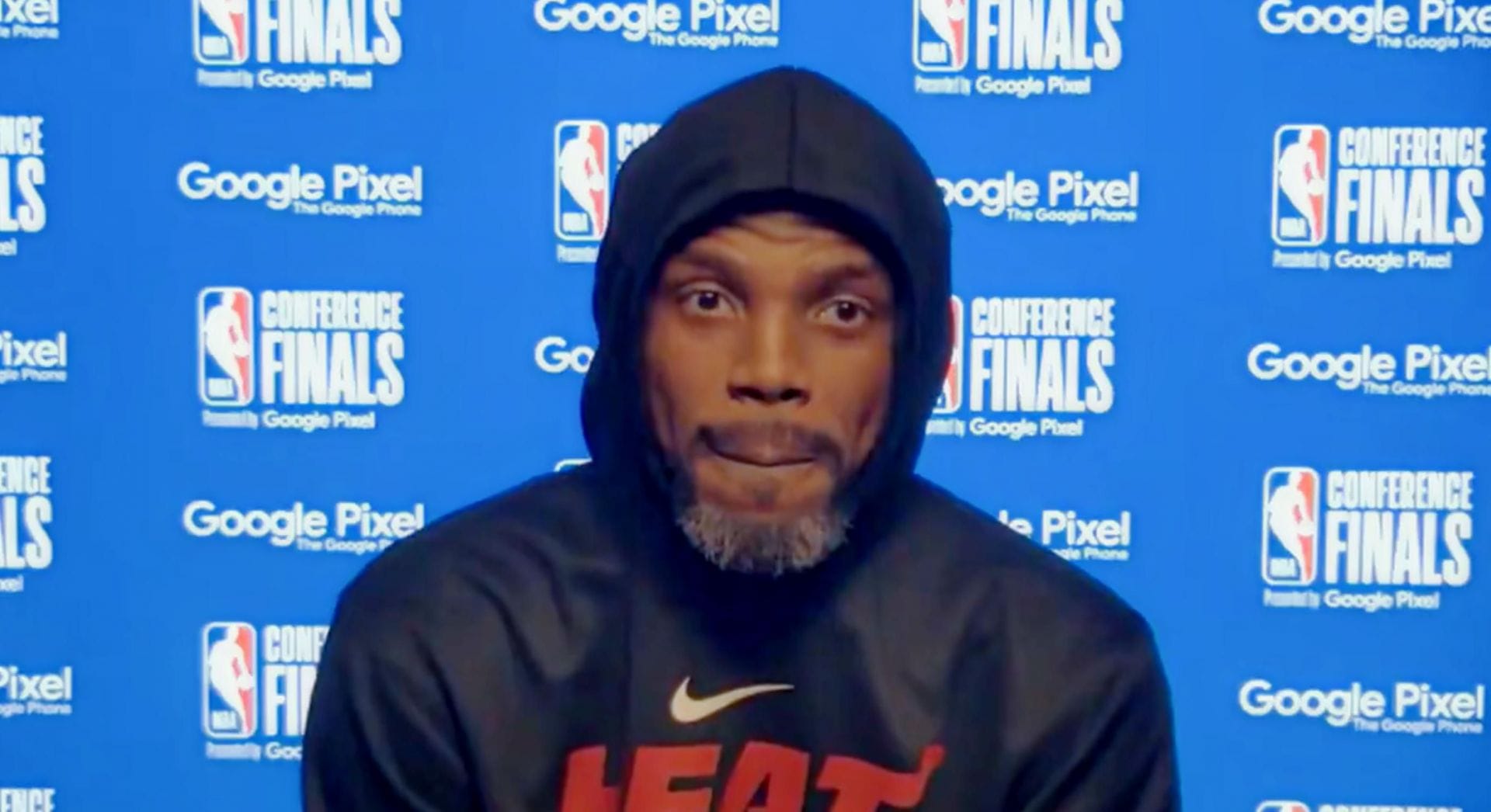 "I'm sure the a*alytics, a*aholycs, or whatever..." - Udonis Haslem ...