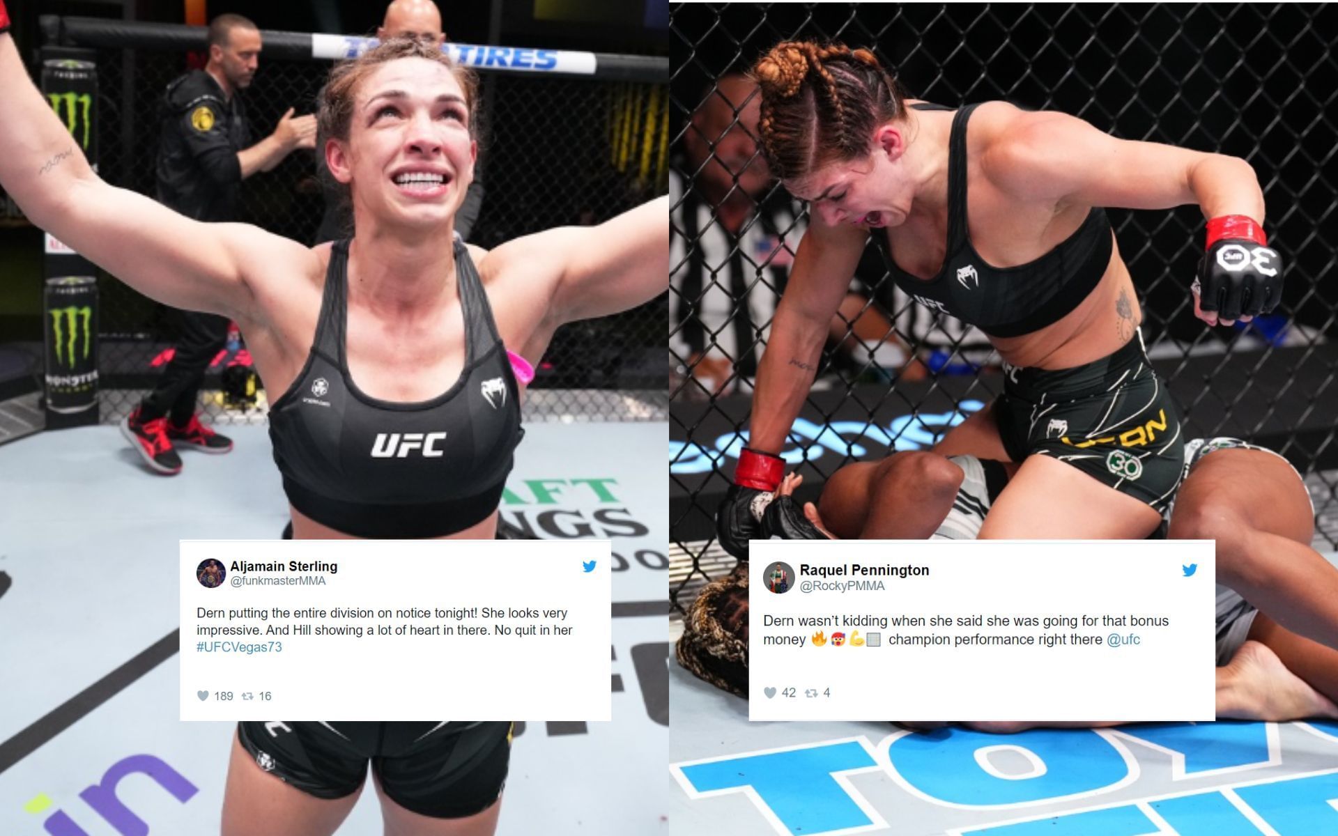 UFC world lauds Mackenzie Dern for dominating return after a loss and ...