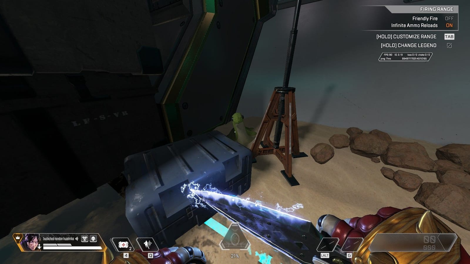 Where to find all hidden Nessies in the Firing Range in Apex Legends Season 17