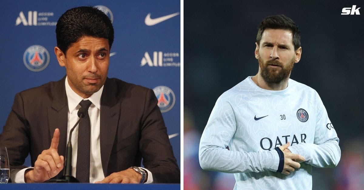 Nasser Al-Khelaifi offers Lionel Messi’s no.30 shirt to PSG transfer ...