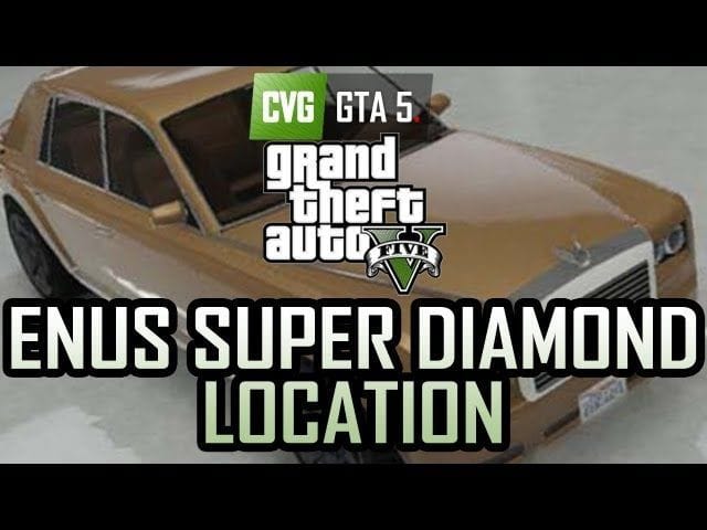 Where to find Enus Super Diamond luxury sedan in GTA 5 Story Mode?