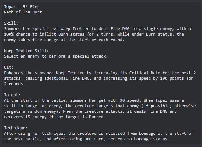 Topaz: Honkai Star Rail leak hints at new 5-star character Topaz and ...