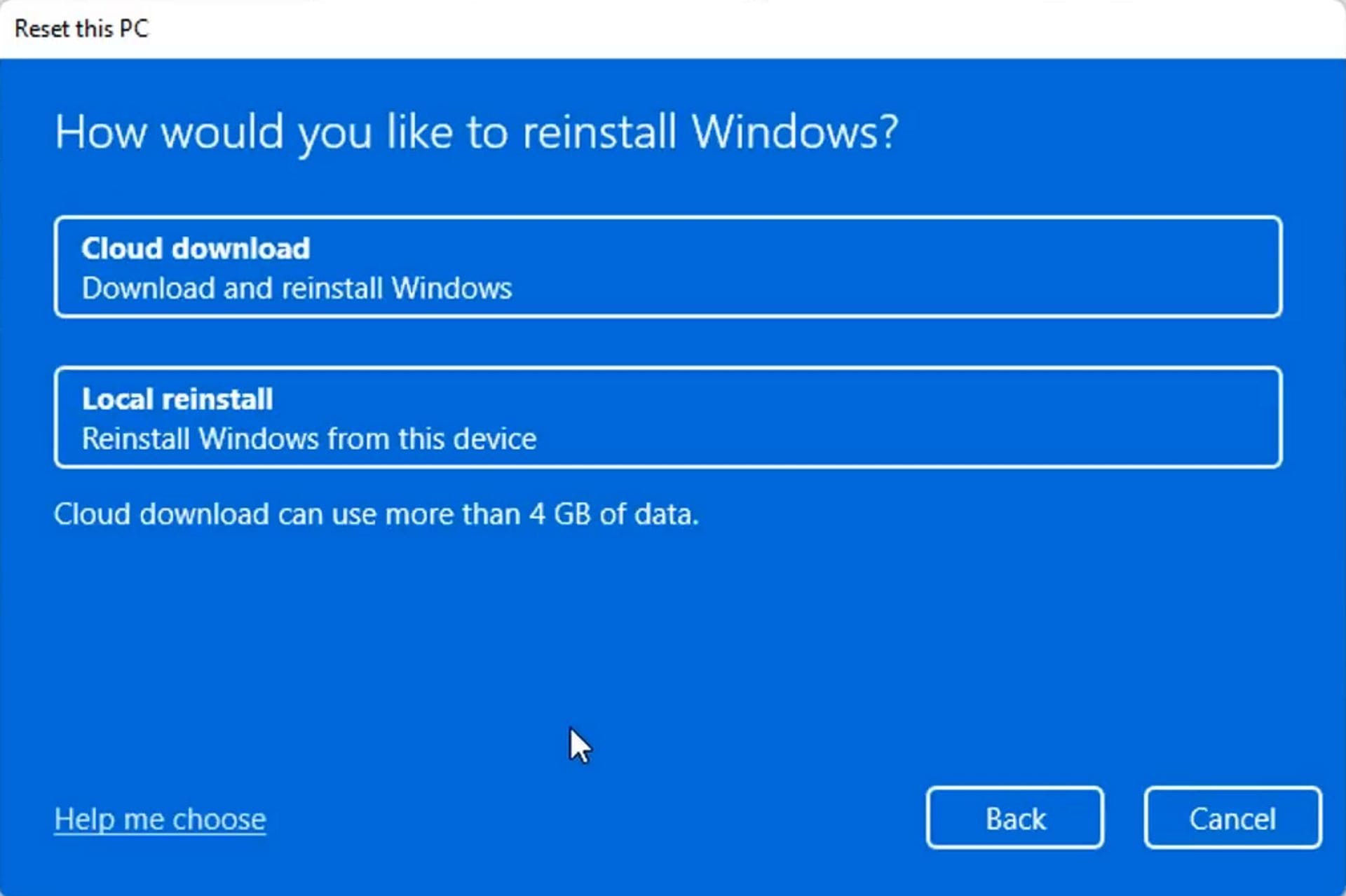 How to reset and format Windows 11 PC