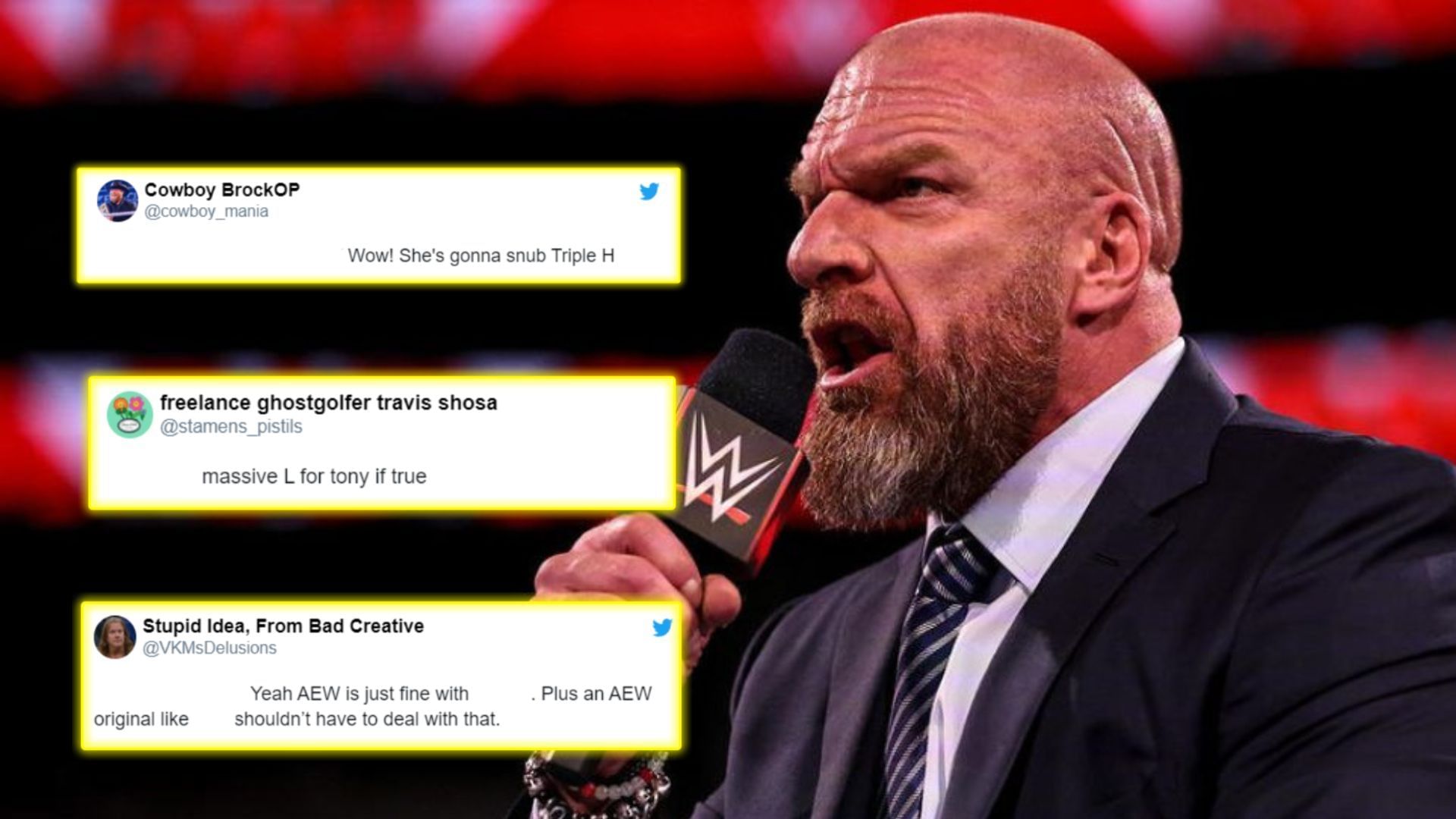 "Wow! She's gonna snub Triple H" - Twitter erupts as former WWE name ...
