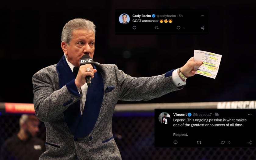 Bruce Buffer UFC: Legendary UFC announcer Bruce Buffer shares why he ...