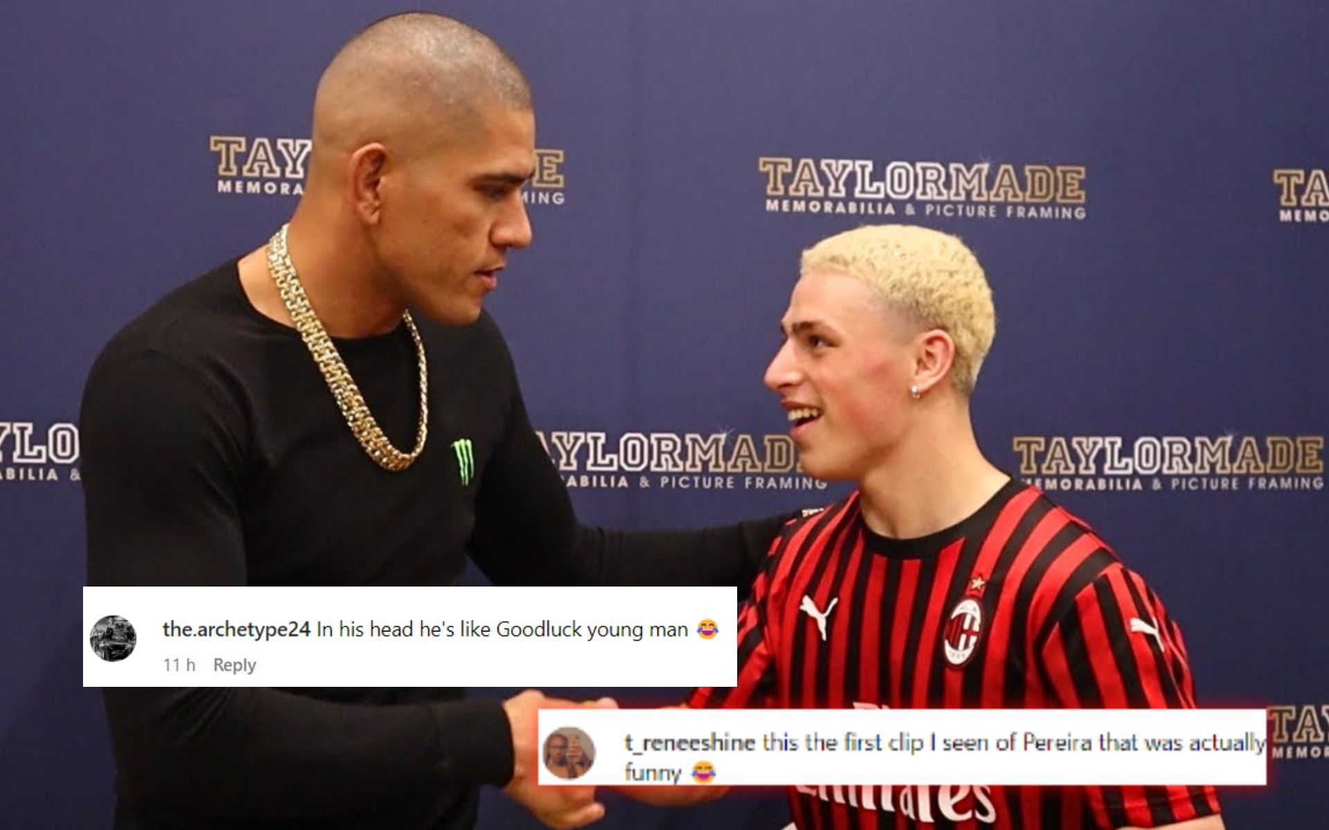 MMA Twitter reacts to fan heckling Alex Pereira with awkward 'virgin ...