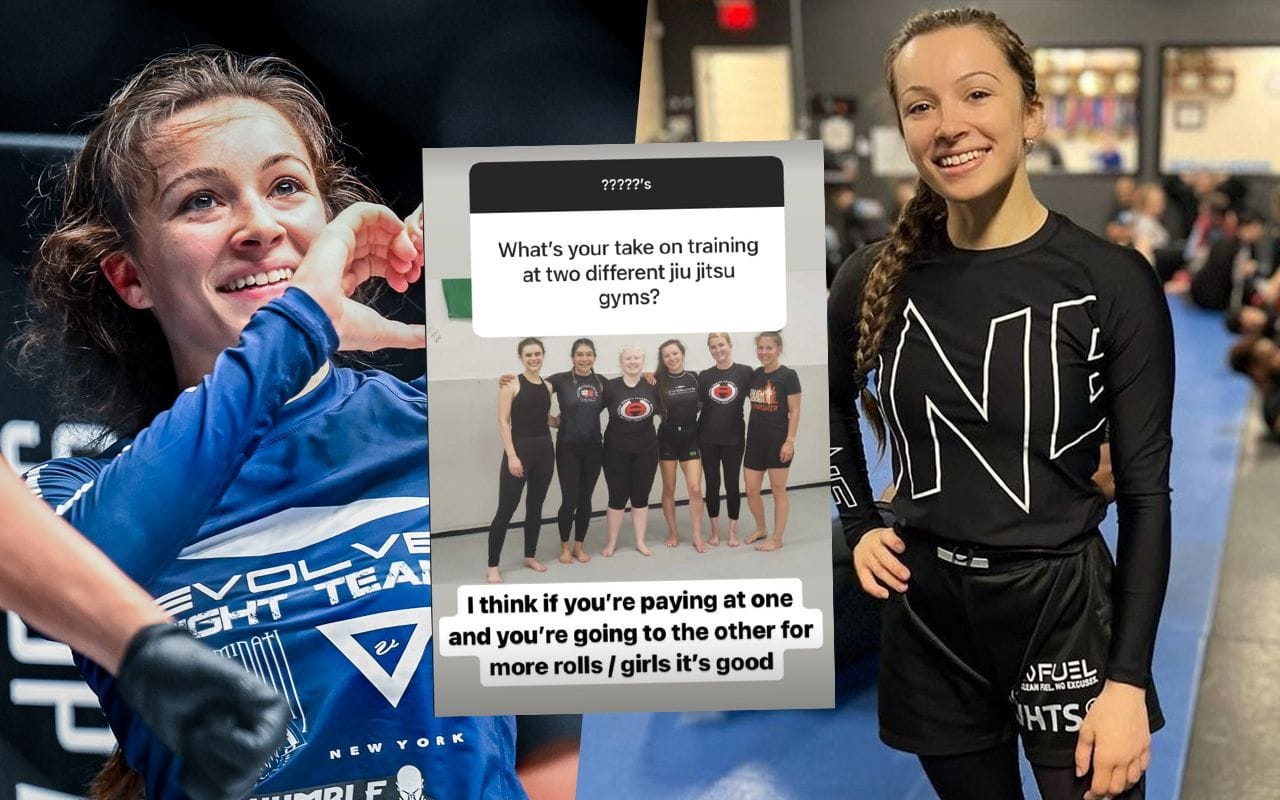Danielle Kelly sees no problems training between two BJJ gyms