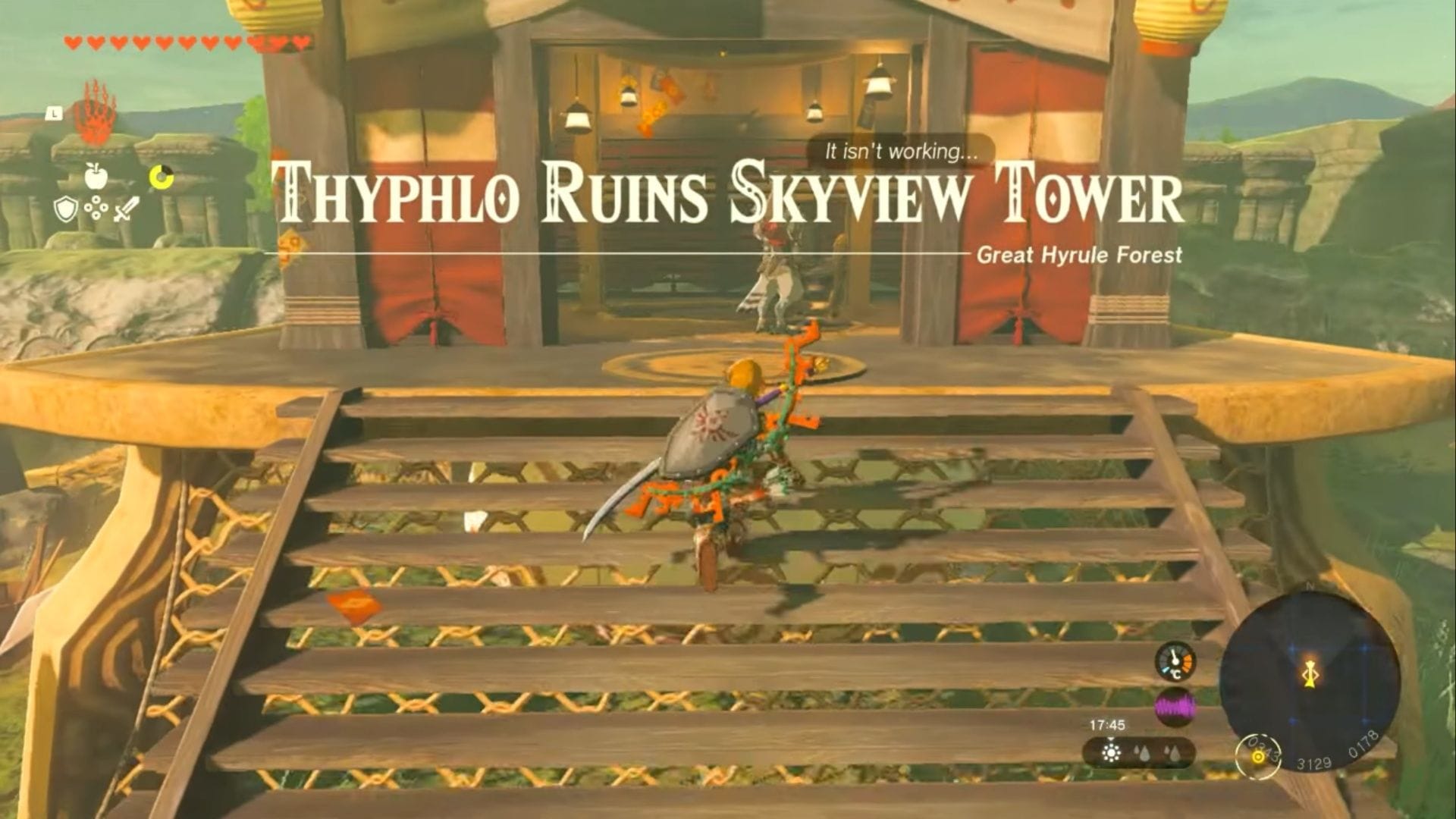 The Legend of Zelda Tears of the Kingdom: Thyphlo Ruins Skyview Tower ...