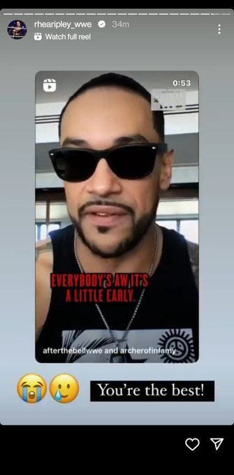 "You're the best" - Rhea Ripley sends a wholesome message to male WWE Superstar, and it's not ...