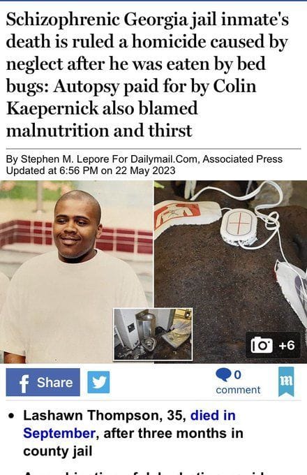 “Terrible”: Netizens in disbelief as Lashawn Thompson’s autopsy blames “severe neglect”