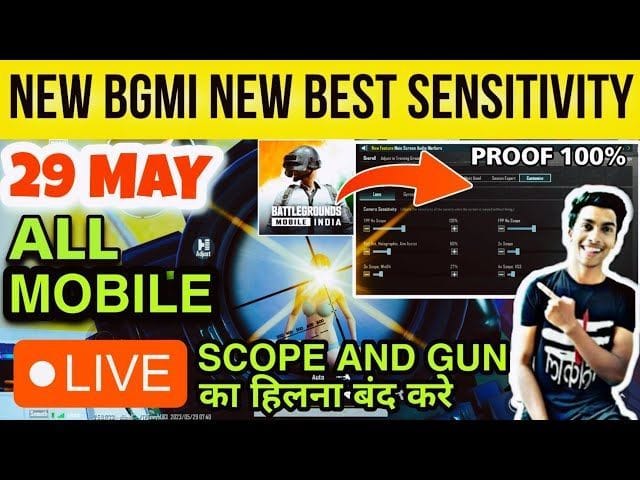 Best BGMI sensitivity settings for headshots in 2023