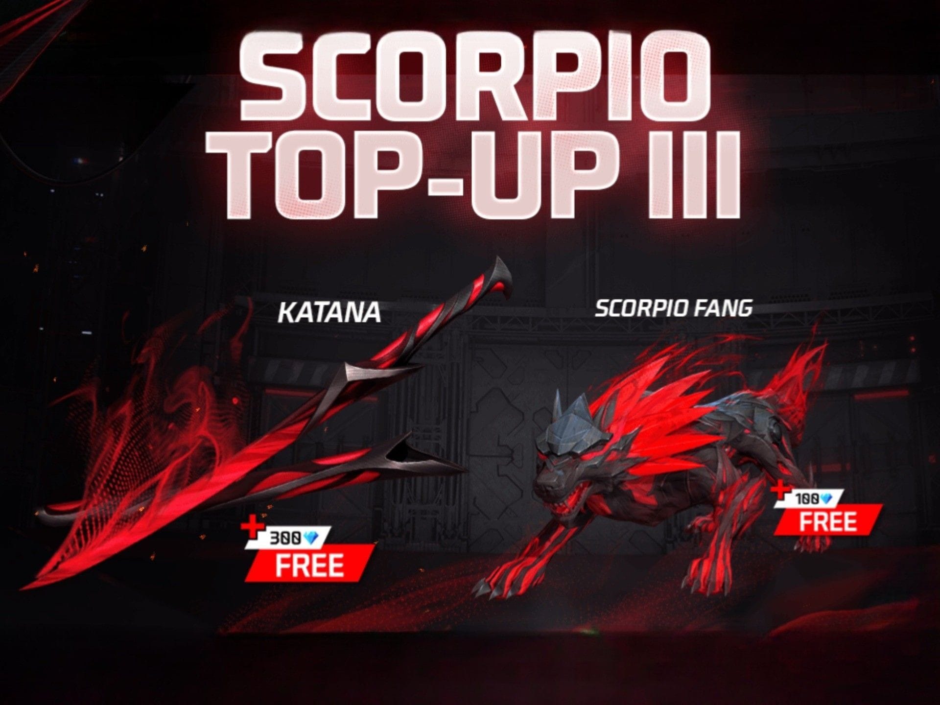 New Scorpio Top-Up 3 event in Free Fire MAX: Rewards, end date, and ...