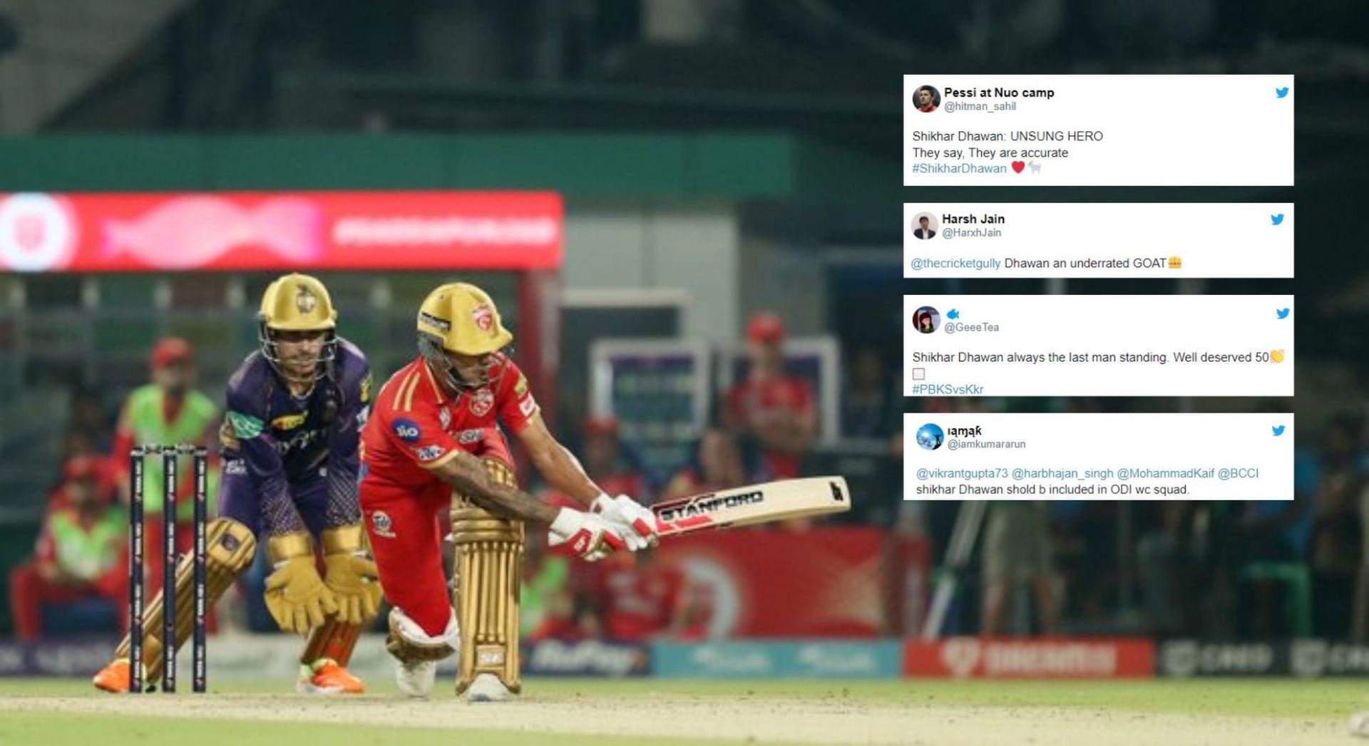 “Unsung hero” - Fans erupt as PBKS skipper Shikhar Dhawan scores his ...