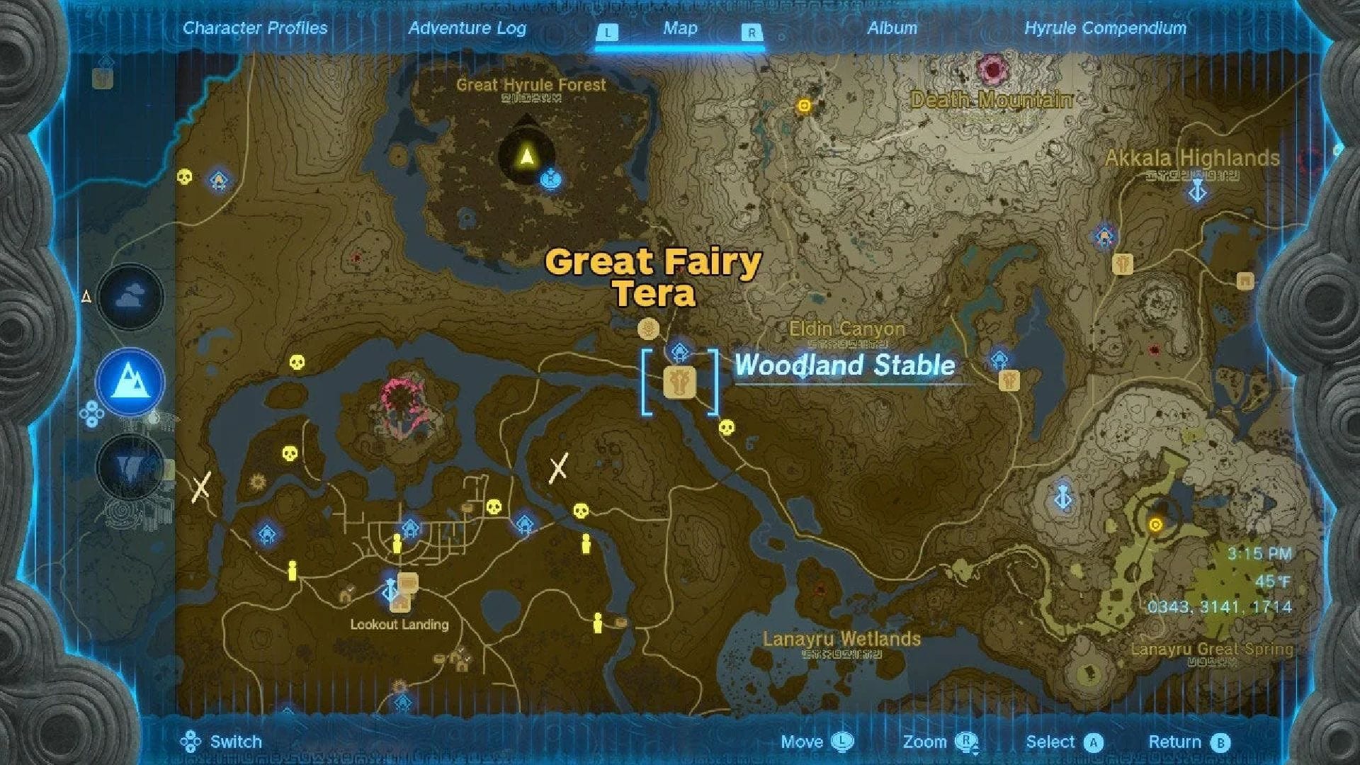 All Great Fairy Fountain Locations in The Legend of Zelda Tears of the ...