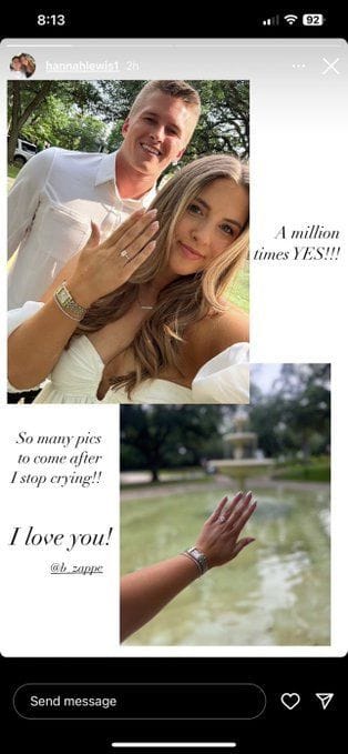 IN PHOTOS: Patriots QB Bailey Zappe gets engaged to long-time ...