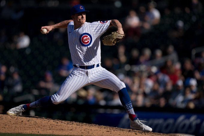 Cubs reliever Nick Burdi's heartfelt message for wife before MLB ...