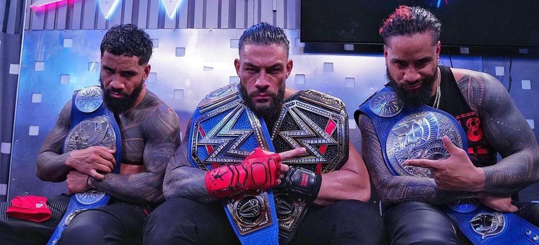 How is Roman Reigns related to The Usos?