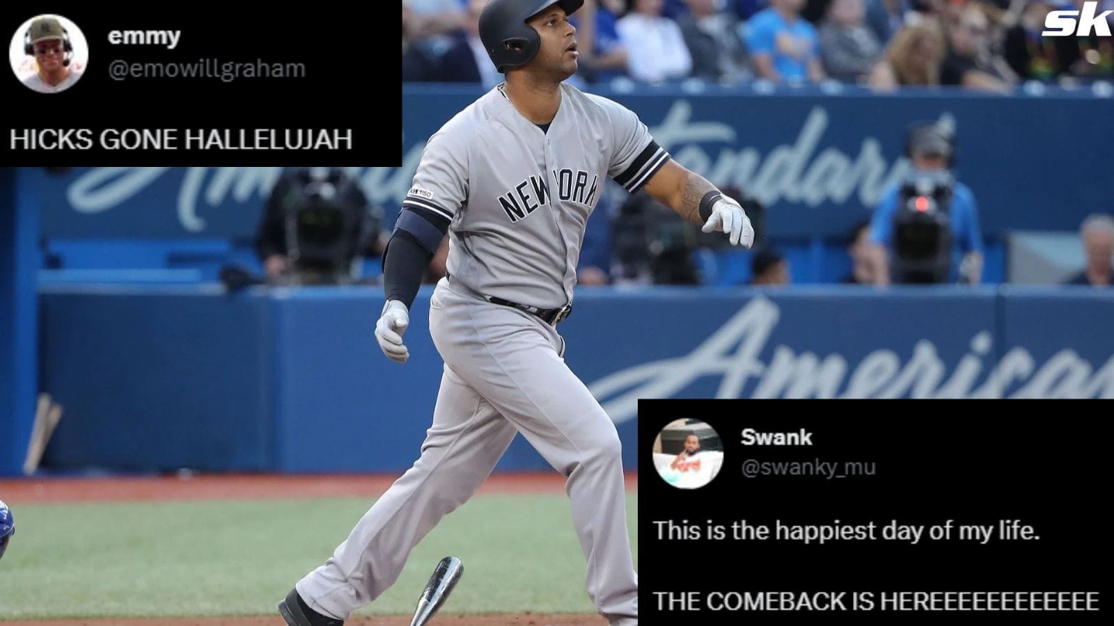 New York Yankees fans overjoyed as reviled outfielder Aaron Hicks ...