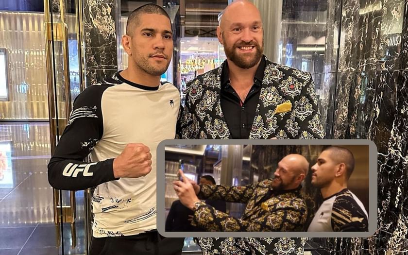 Tyson Fury in Australia: WATCH: Tyson Fury asks Alex Pereira to smile ...