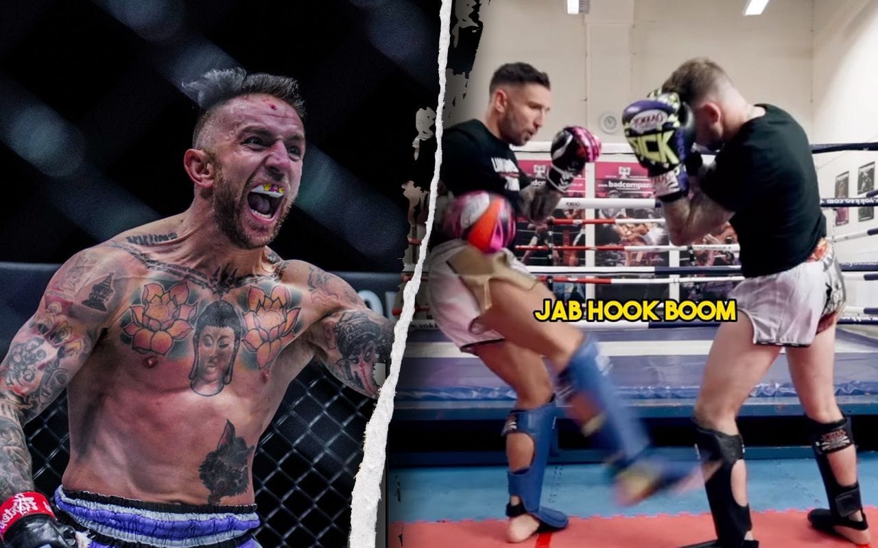 ONE Championship: Liam Harrison shows perfect bait to leg kick KO in ...