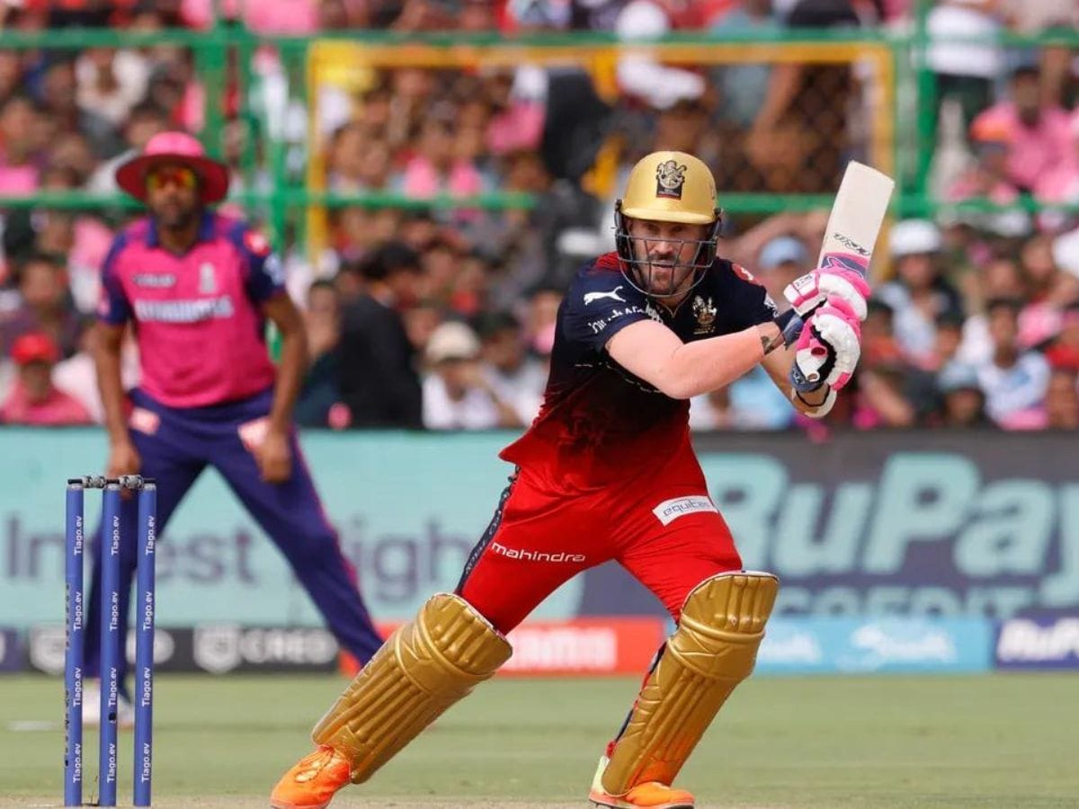 RR vs RCB: Faf du Plessis completes 4000 runs in IPL