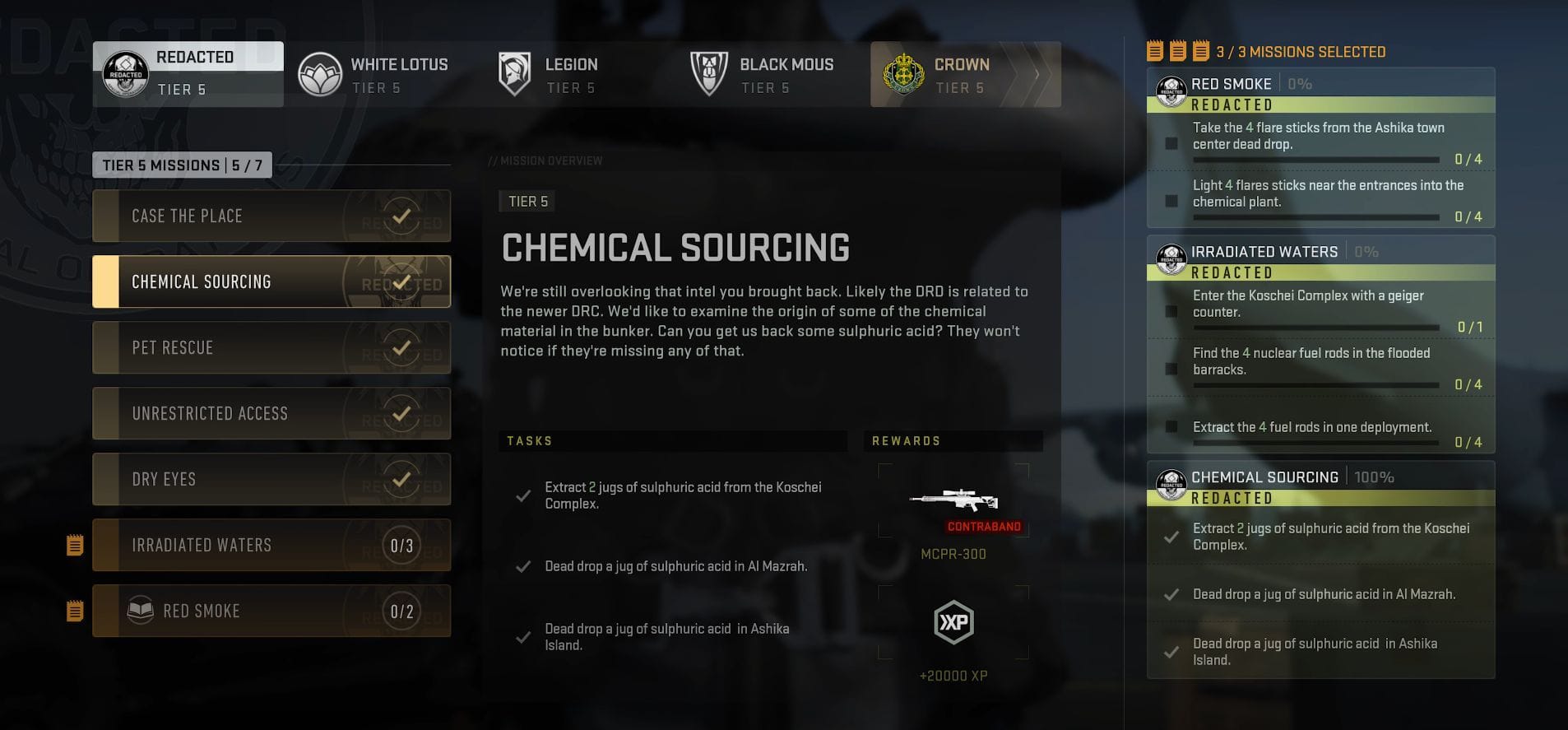How to complete the Chemical Sourcing mission in Warzone 2's DMZ