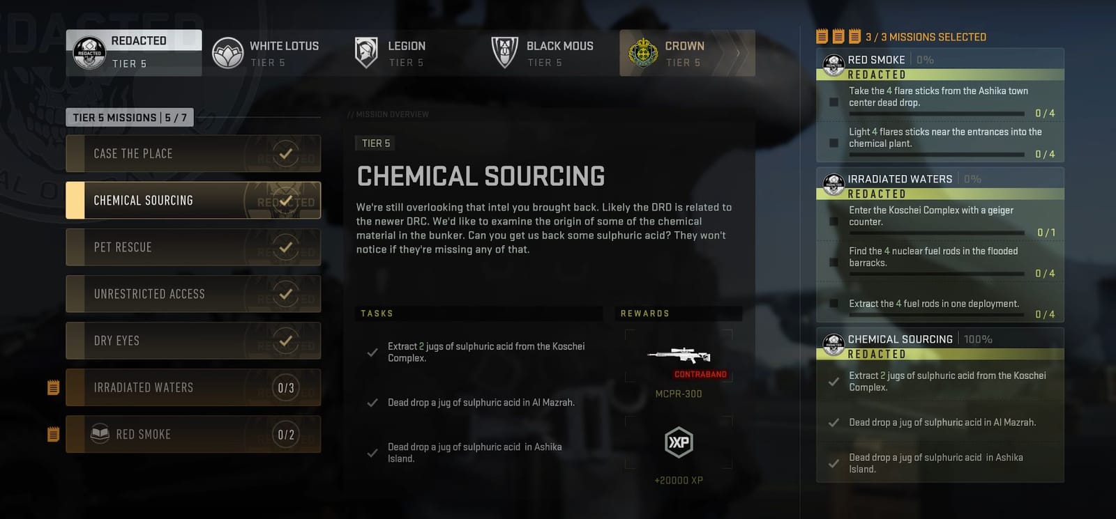 How to complete the Chemical Sourcing mission in Warzone 2's DMZ