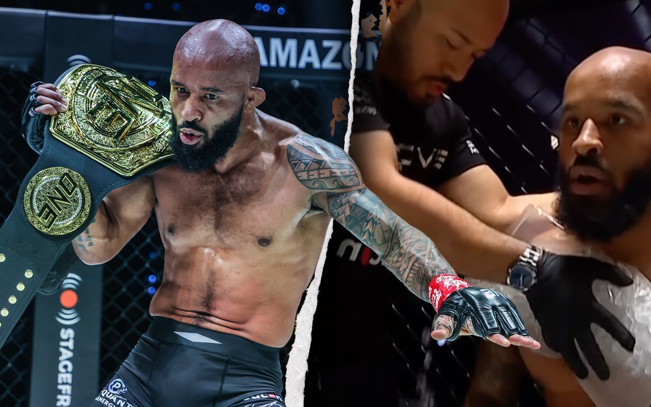 Demetrious Johnson’s corner literally breaks the ice at ONE Fight Night ...
