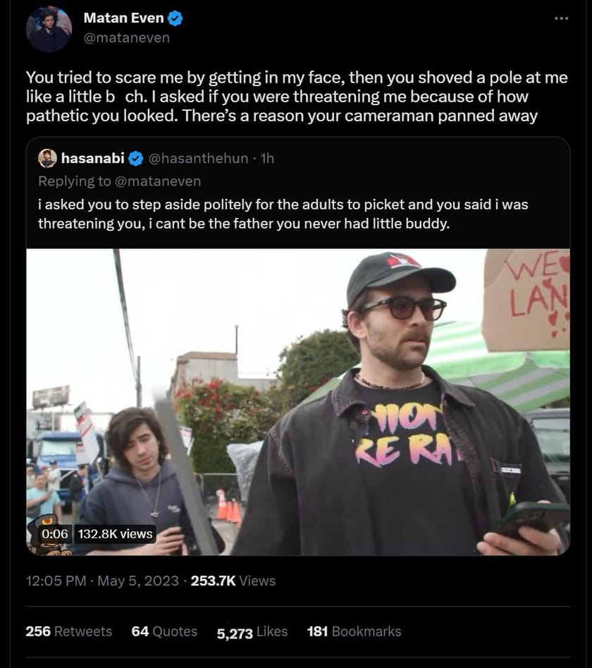 "You shoved a pole at me like a little b**ch" - Matan Even accuses ...