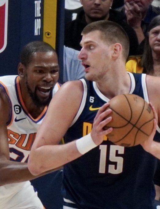 "Better than Embiid ngl"- NBA fans are in awe of Nikola Jokic who had a monster night in Game 2 ...