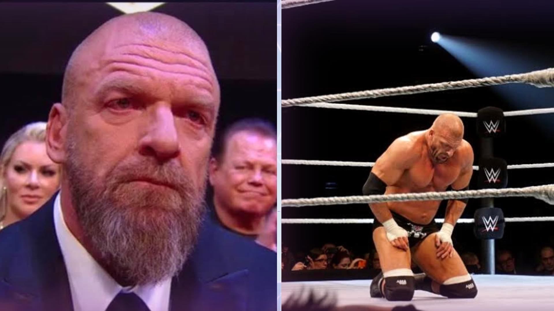 How Triple H reacted after his botched move gave a WWE Superstar a ...