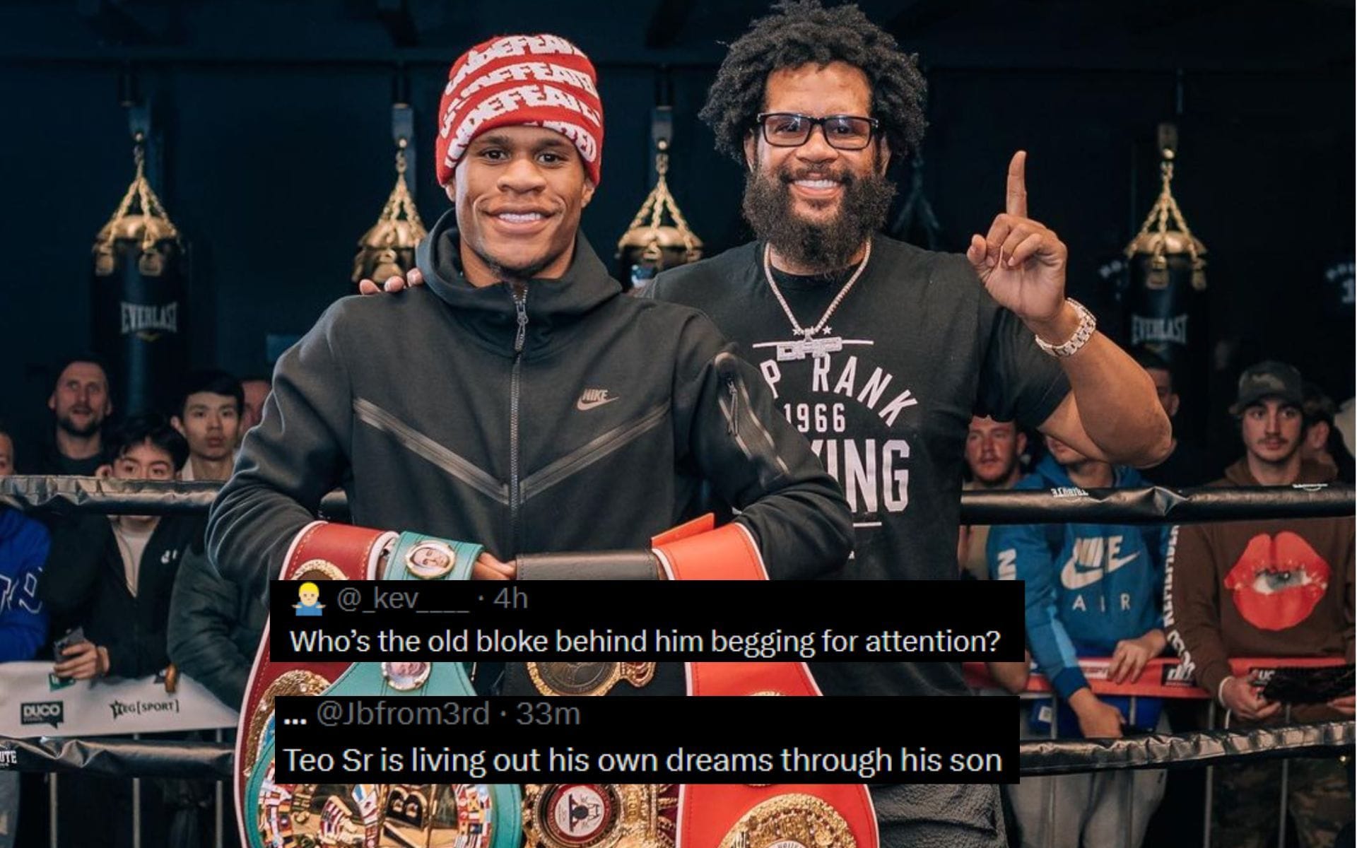 Fans slam Devin Haney’s father for forcing himself into the spotlight ...