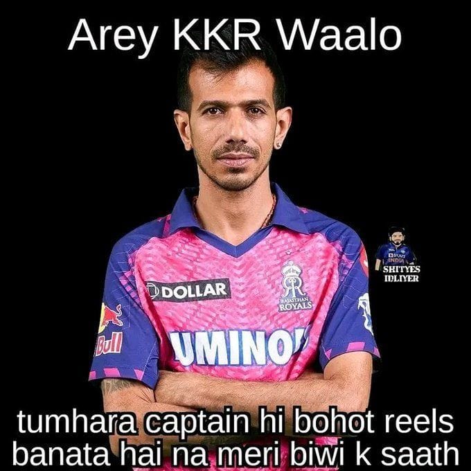 KKR vs RR: Top 10 funny memes from the latest match in IPL 2023