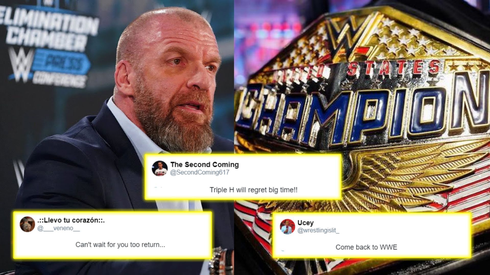 "Triple H will regret big time," "Come back to WWE" - Twitter erupts as ...