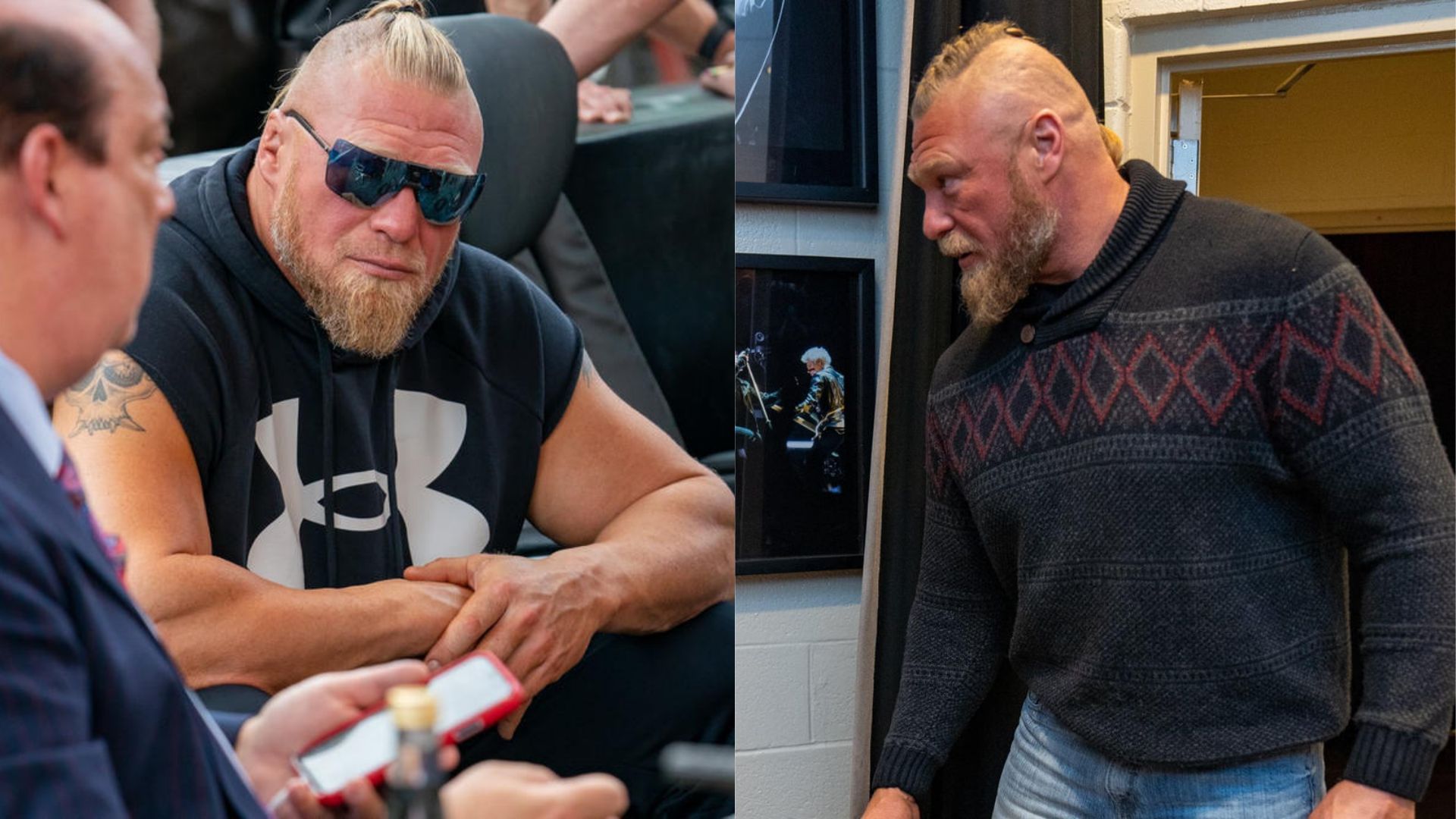52-year-old Hall of Famer was very surprised seeing Brock Lesnar ...