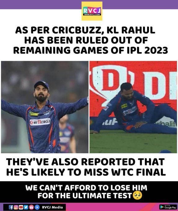 "Cricket is boring without you"- Twitter reacts to KL Rahul being ruled ...