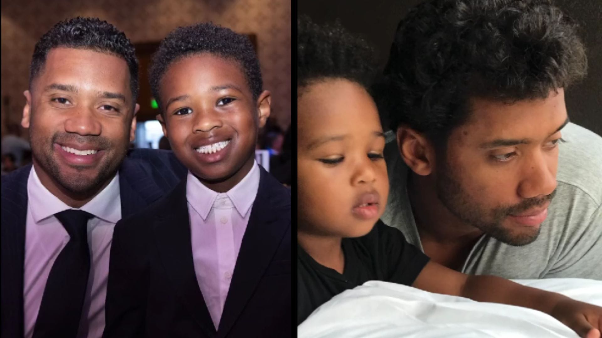IN PHOTOS: Russell Wilson wishes ‘young king, child of God’ Future on ...
