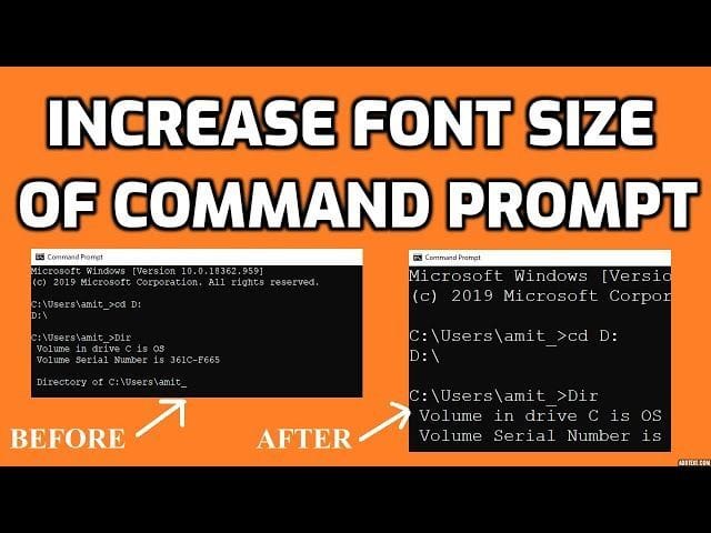 How to customize and personalize Command Prompt: Changing colors, fonts ...