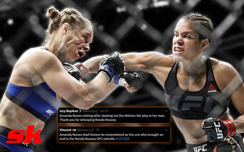 Amanda Nunes vs. Ronda Rousey: "A gay woman chased a Sandy Hook denier ...