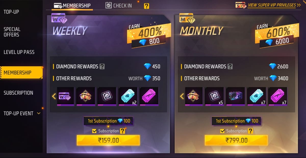 New Free Fire leak hints at improved memberships